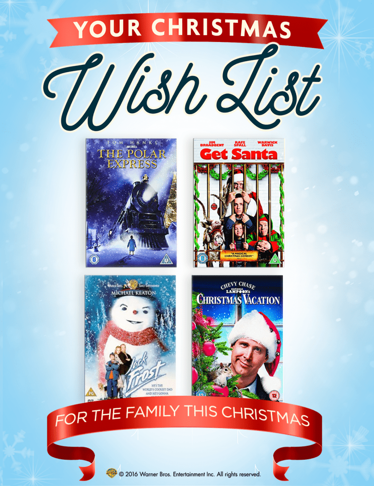 Christmas Movies giveaway with WB