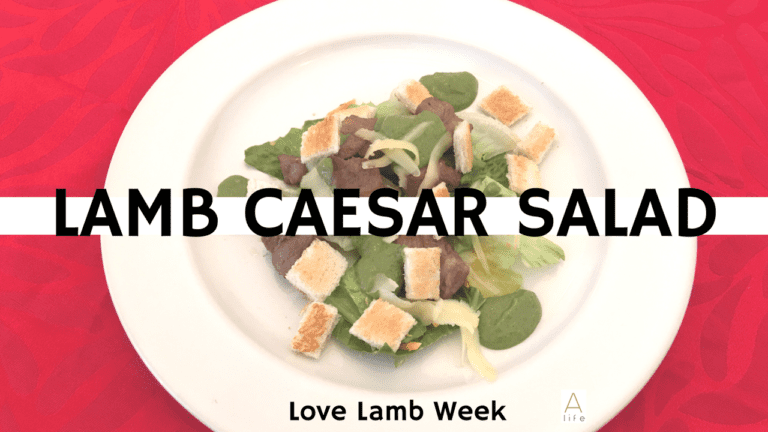 Lamb Caesar Salad Recipe for Love Lamb Week